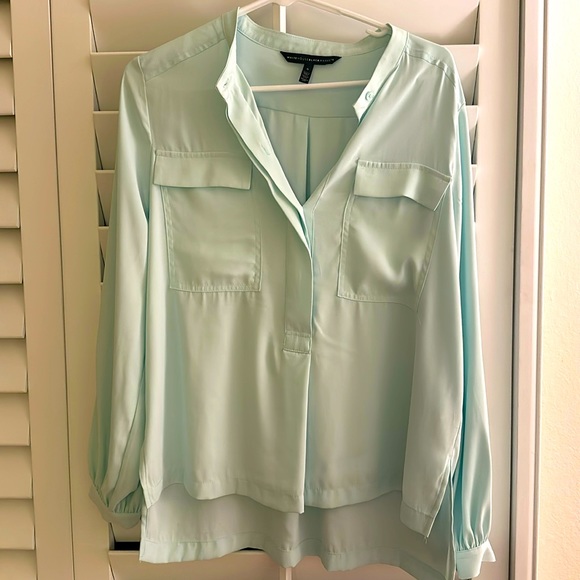 Tops | Light Mint Green Blouse | Poshmark
